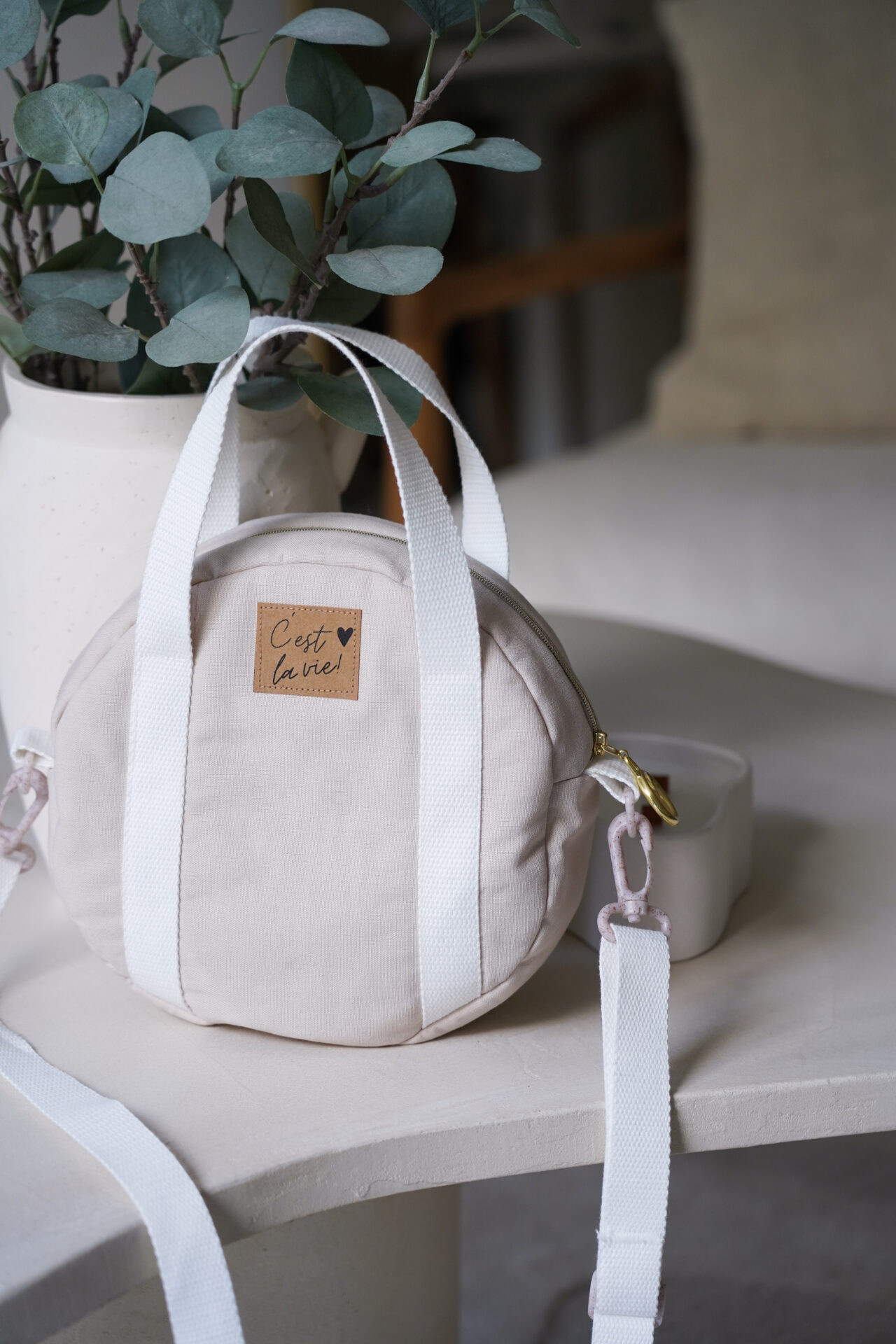 Patron gratuit : Tuto sac rond - Snaply Magazine